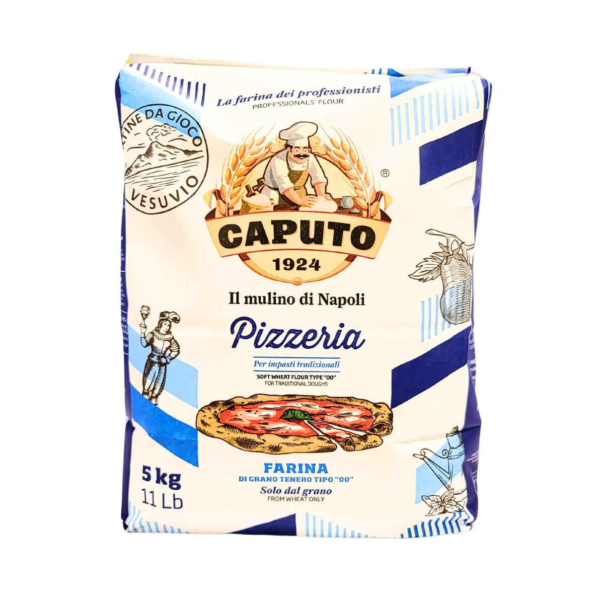 Farine Caputo 00 - Qualité Pro Pizzas 5kg — EasyGusto.fr