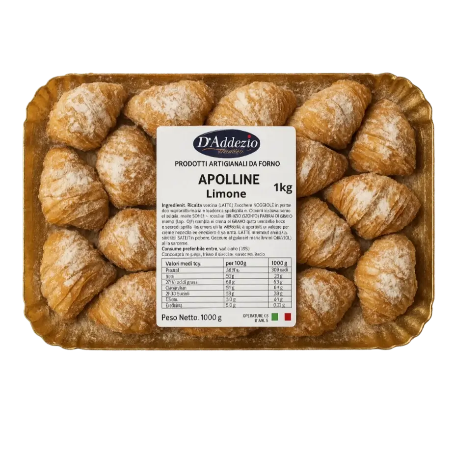 Sfogliatelle Apolline mignon citron – Pâtisserie italienne – D’Addezio ...
