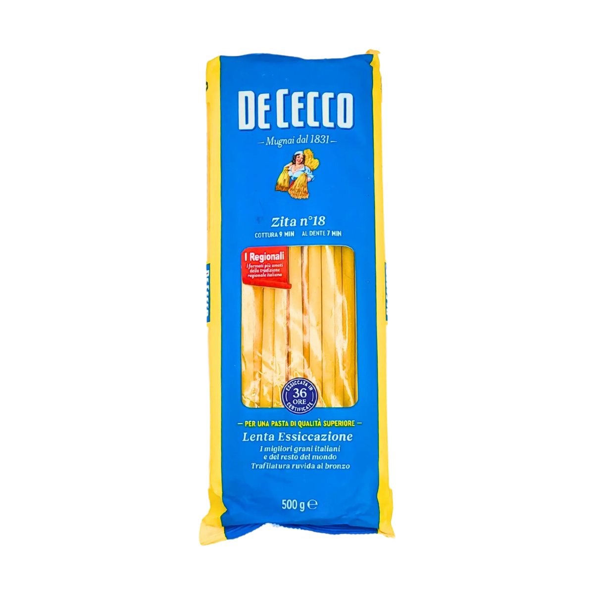 Pâtes Longues - Macaroni Zita n°18 - De Cecco - 500g — EasyGusto.fr