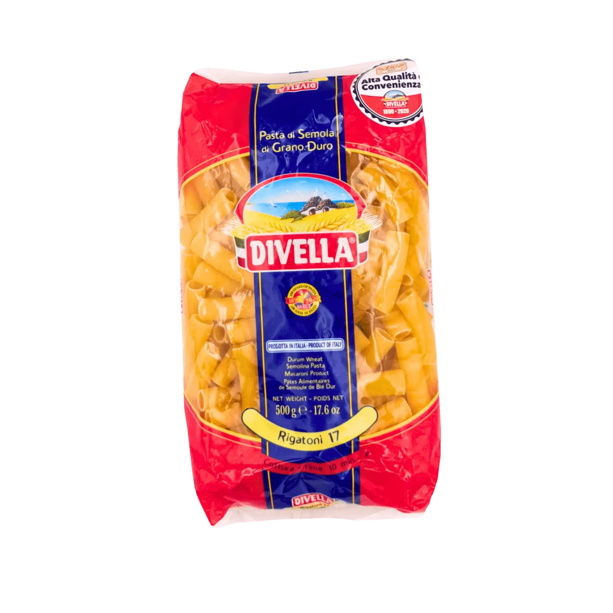 Pâtes Courtes - Rigatoni N°17 - Divella - 500g — EasyGusto.fr