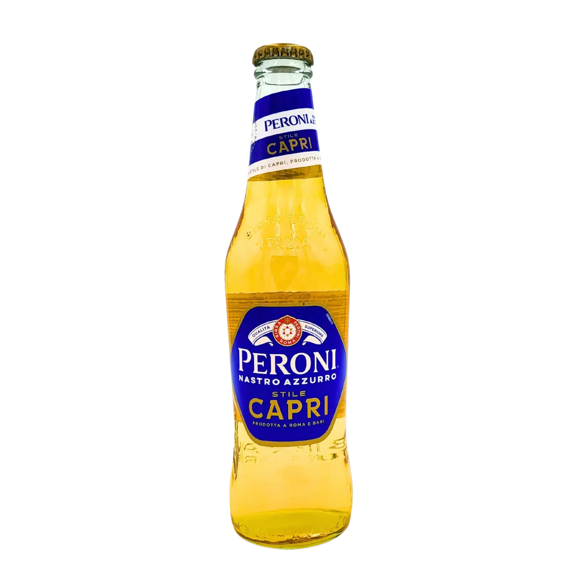 Bière Peroni Nastro Azzurro Stile Capri 33cl - Saveur Méditerranéenne ...