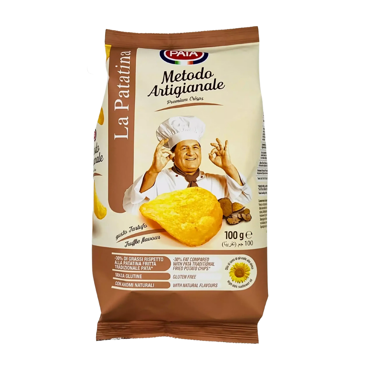 Chips Artisanales Saveur Truffe Noir PATA 100g | EasyGusto.fr