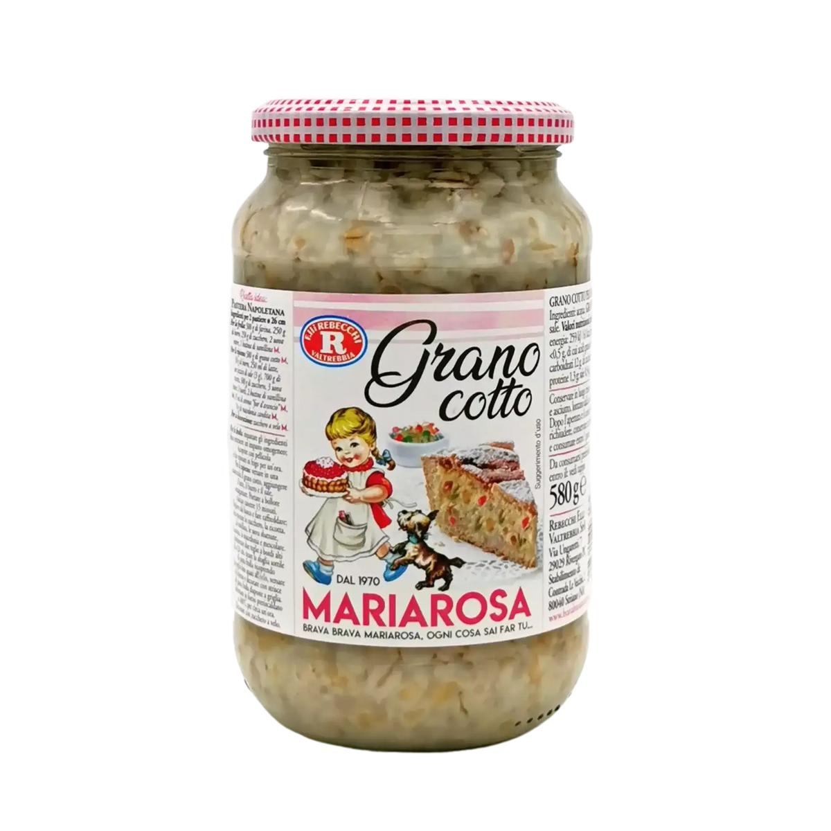 Blé Cuit Grano Cotto Mariarosa 580g Authentique — EasyGusto.fr